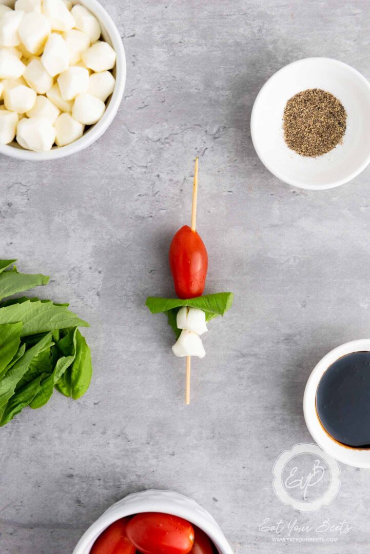 Best Make Ahead Caprese Skewers - Eat Your Beets