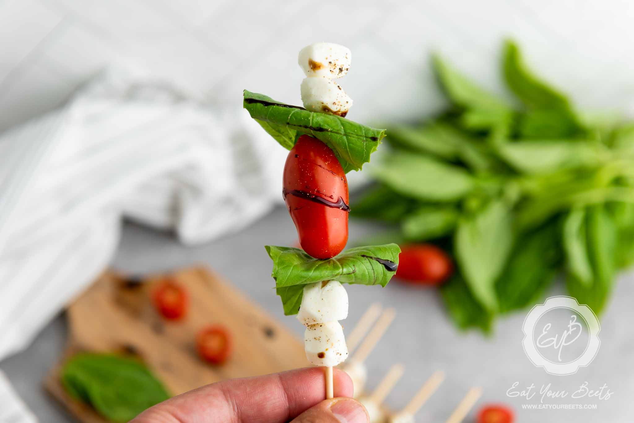 Easy To Make Caprese Skewers - Eat Your Beets