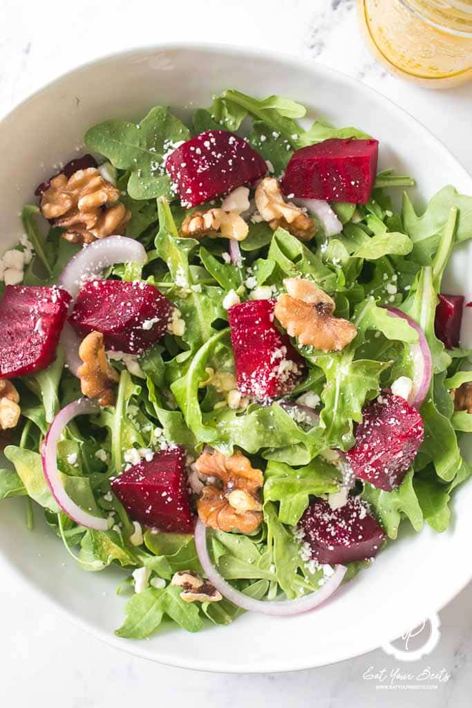 Beet Salad With Feta And Walnuts - Eat Your Beets