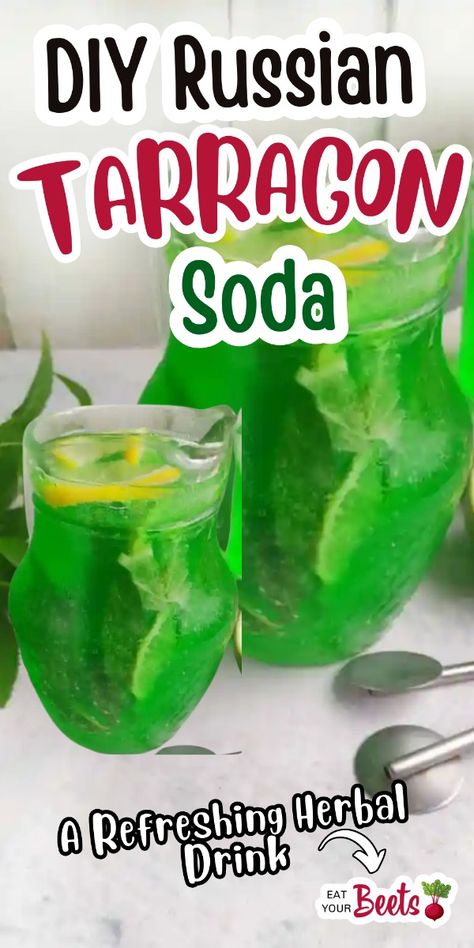 Russian Tarragon Soda (Yoda Soda) - Eat Your Beets