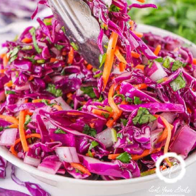 Red Cabbage Coleslaw Recipe - Eat Your Beets