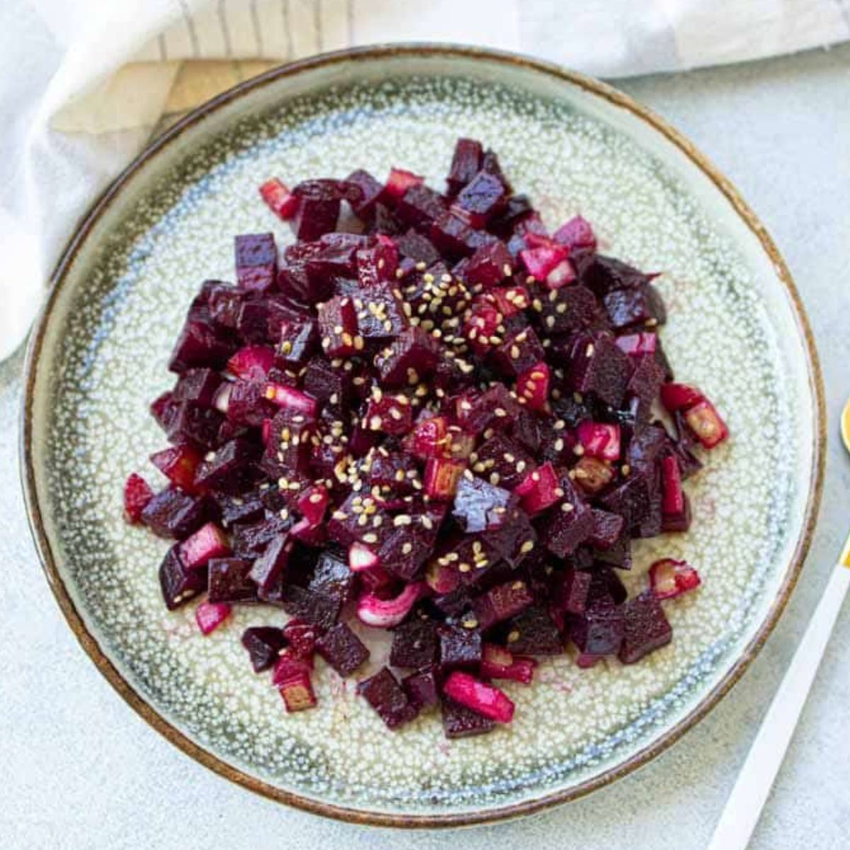 Roasted Beetroot Salad With Honey Mustard Dressing - Eat Your Beets