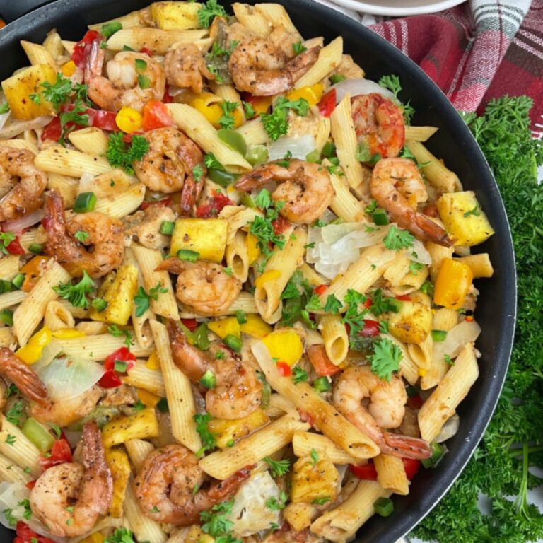Jamaican Jerk Pasta With Shrimp - Eat Your Beets