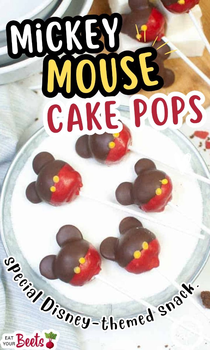 Mickey Mouse Cake Pops - Eat Your Beets