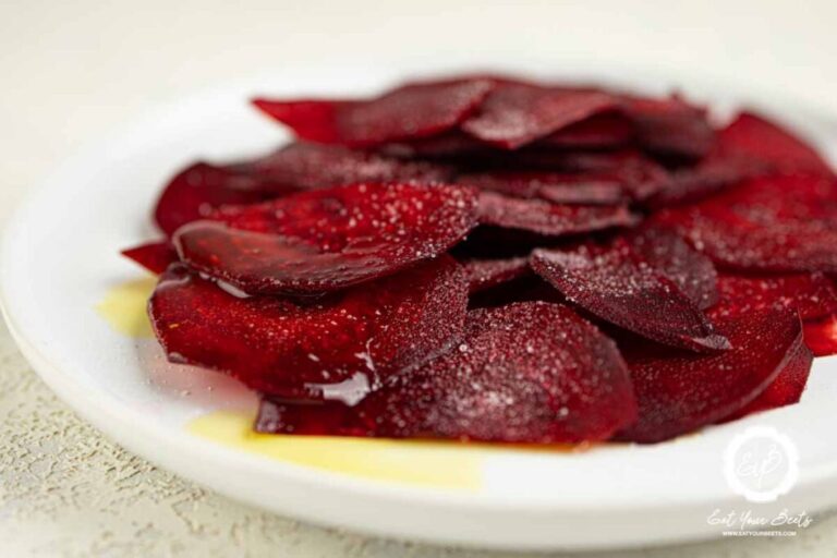 Crispy Air Fryer Beet Chips - Eat Your Beets