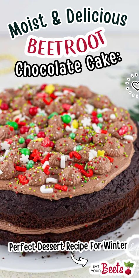 Best Beetroot Chocolate Cake Recipe (Moist + Festive!) - Eat Your Beets